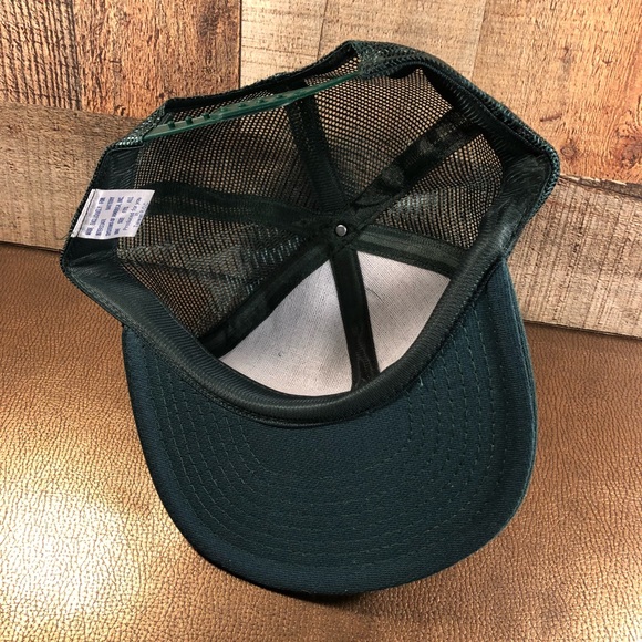 Accessories | Trucker Hat Vintage Snapback Cap Patch Logo Nos | Poshmark